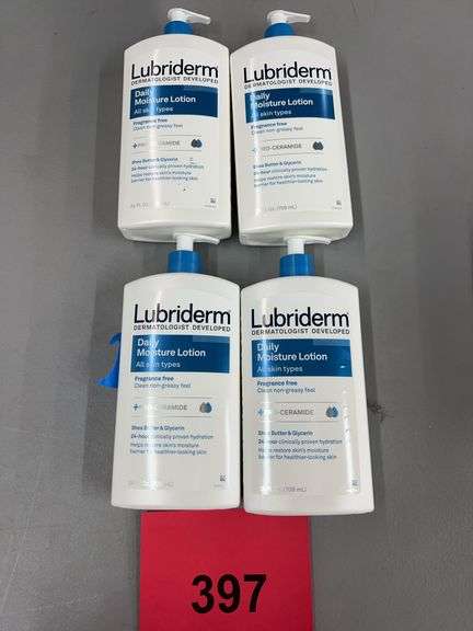 (4) BOTTLES OF LUBRIDERM LOTION - Earl's Auction Company