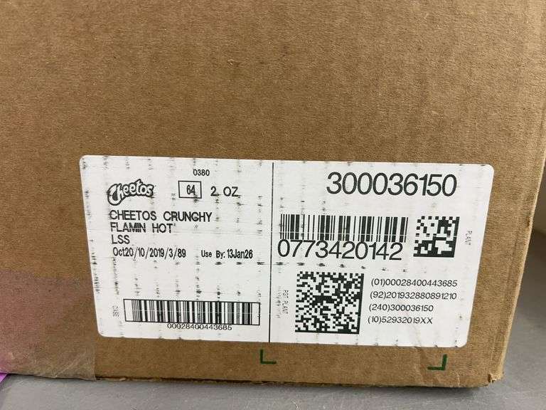 (2) BOXES OF FLAMIN HOT CHEETOS - Earl's Auction Company