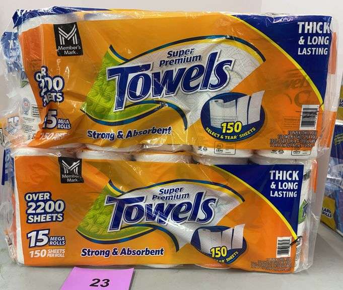 (2) PACKS OF PAPER TOWELS - Earl's Auction Company