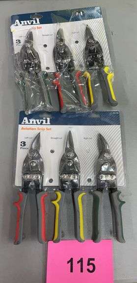 (2) ANVIL 3PC AVIATION SNIP SETS - Earl's Auction Company