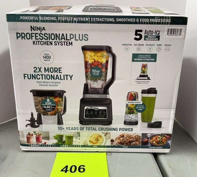 NINJA PROFESSIONAL PLUS KITCHEN SYSTEM IN BOX - Earl's Auction Company