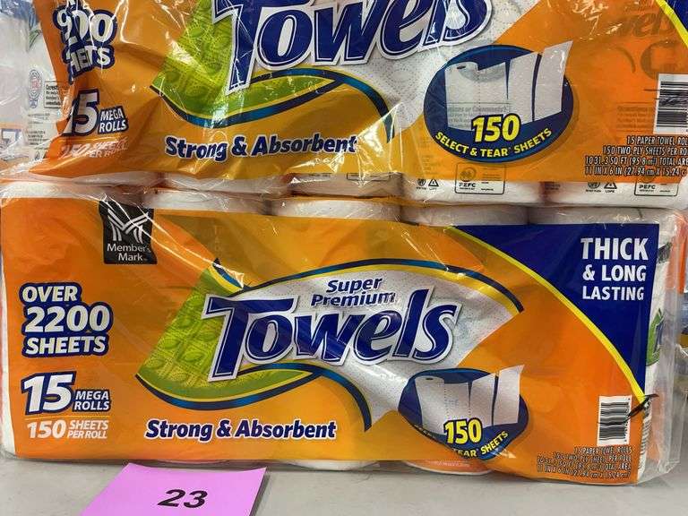 (2) PACKS OF PAPER TOWELS - Earl's Auction Company