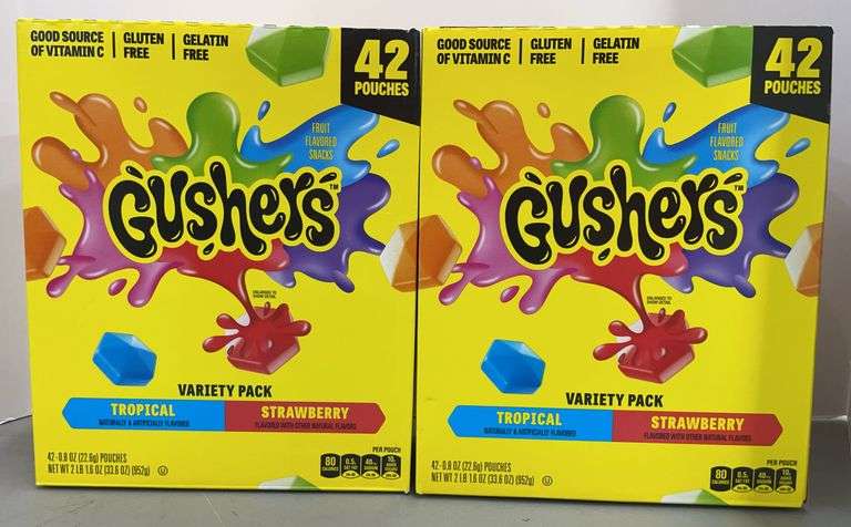 (2) BOXES OF GUSHERS - Earl's Auction Company