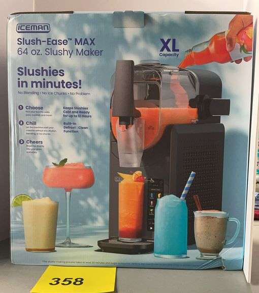 ICEMAN SLUSH EASE MAX 64OZ SLUSHY MAKER IN BOX - Earl's Auction Company