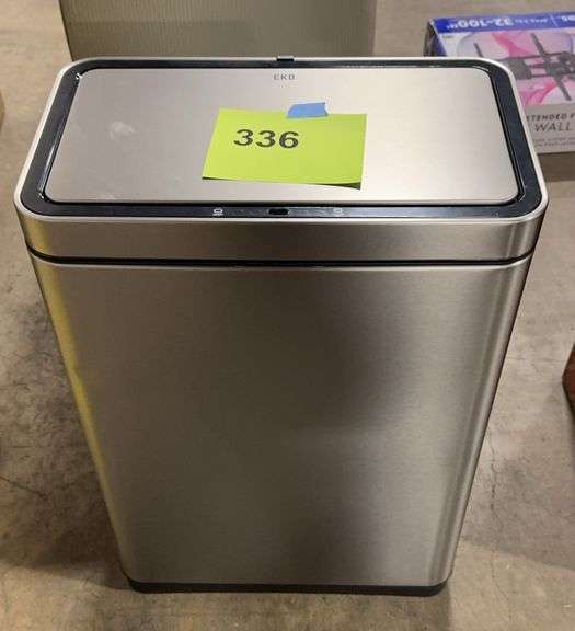 EK0 STAINLESS MOTION SENSOR TRASH CAN - Earl's Auction Company