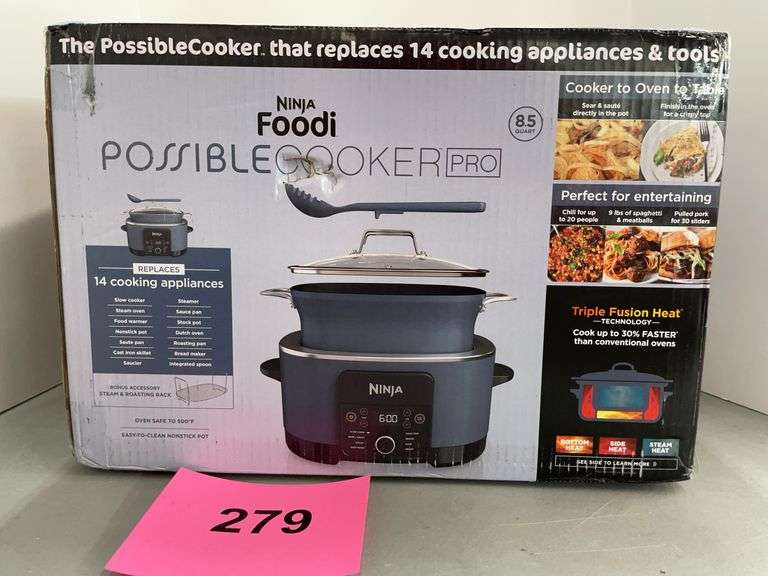 NINJA FOODI POSSIBLE COOKER PRO IN BOX - Earl's Auction Company