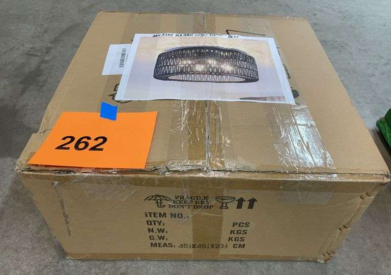 LIGHT FIXTURE IN BOX - Earl's Auction Company