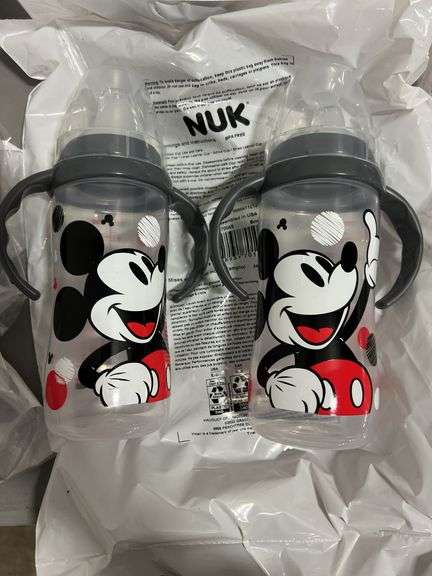 (18) KIDS NUK MICKEY MOUSE BOTTLES - Earl's Auction Company