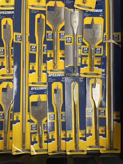 MISC LOT OF IRWIN SPEEDBOR SPADE BITS - Earl's Auction Company