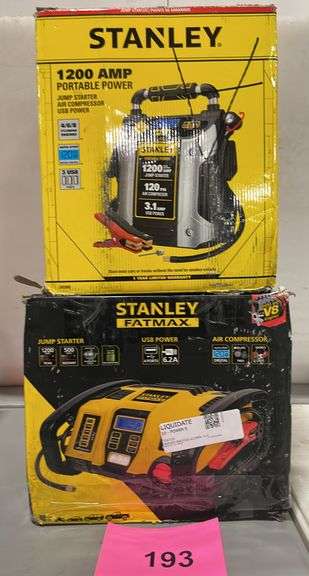 AS IS - (2) STANLEY POWER STATIONS IN BOXES - Earl's Auction Company