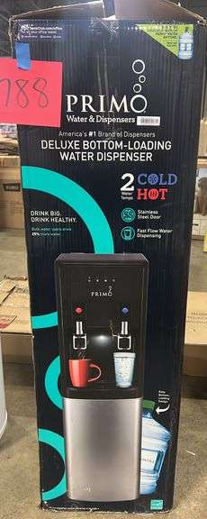 PRIMO DELUXE BOTTOM LOADING WATER DISPENSER IN BOX - Earl's Auction Company