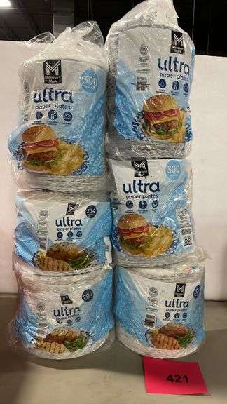 (6) PACKS OF PAPER PLATES - Earl's Auction Company