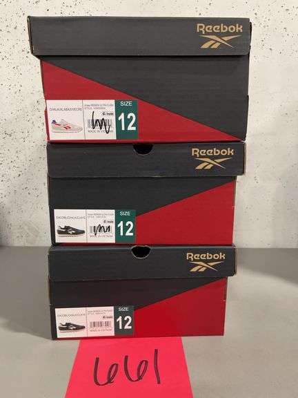 (3) PAIRS OF UNISEX REEBOK ULTRA FLASH SHOES - SIZE 12 - Earl's Auction ...