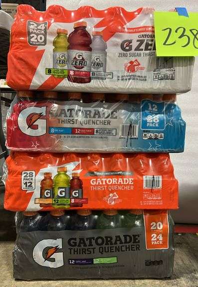 (4) PACKS OF GATORADE - Earl's Auction Company