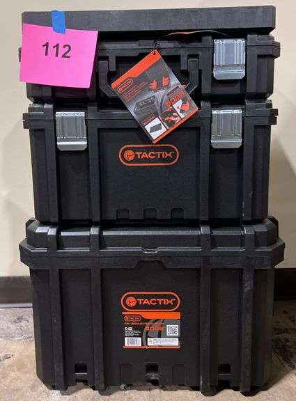 TACTIX MODULAR MOBILE STORAGE SYSTEM - Earl's Auction Company