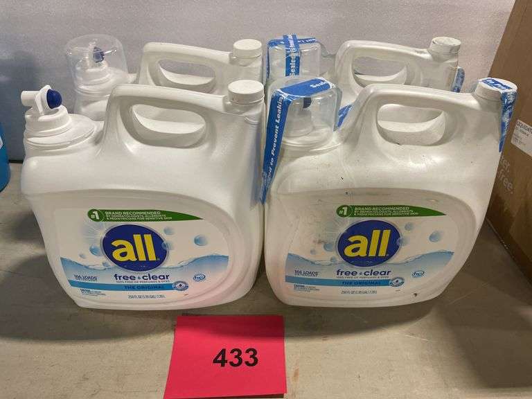 (4) JUGS OF ALL DETERGENT - Earl's Auction Company