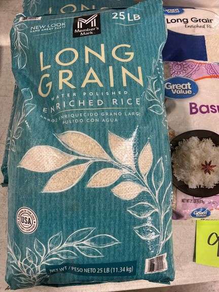 (4) BAGS OF RICE - LONG GRAIN & BASMATI - Earl's Auction Company