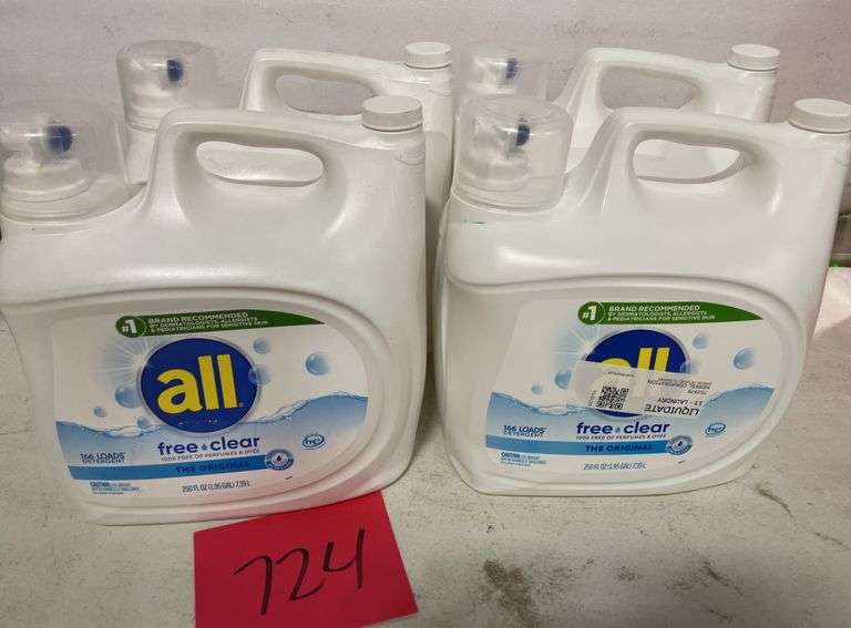 (4) JUGS OF ALL DETERGENT - Earl's Auction Company