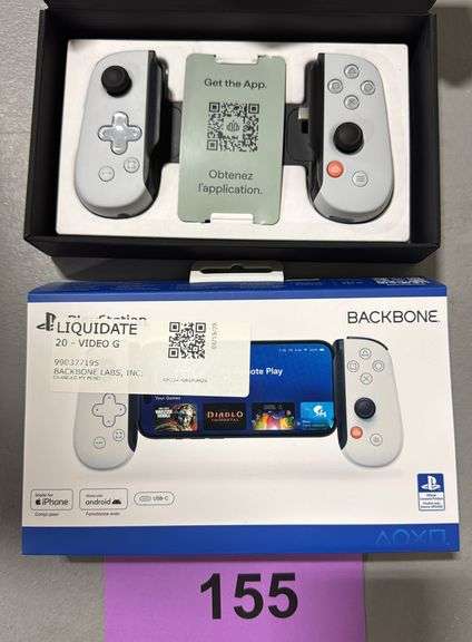 PLAYSTATION BACKBONE CONTROLLER W/ BOX - Earl's Auction Company
