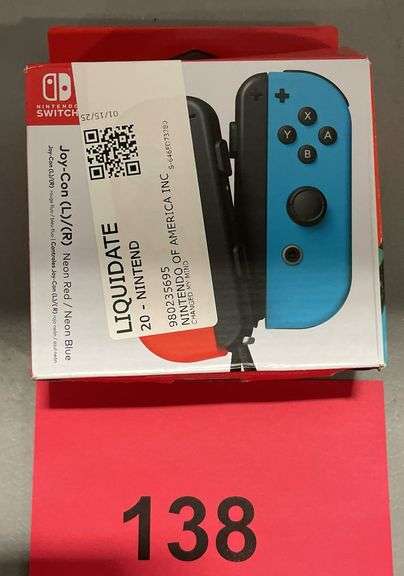 NINTENDO SWITCH JOY-CONS IN BOX - Earl's Auction Company