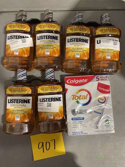 7PC DENTAL CARE LOT - LISTERINE & COLGATE - Earl's Auction Company