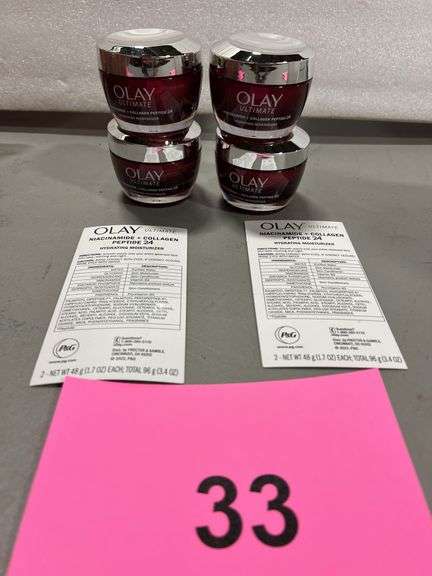 (4) JARS OF OLAY MOISTURIZER - Earl's Auction Company