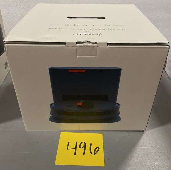 BOBSWEEP DUSTIN ROBOT VACUUM IN BOX - NAVY - Earl's Auction Company