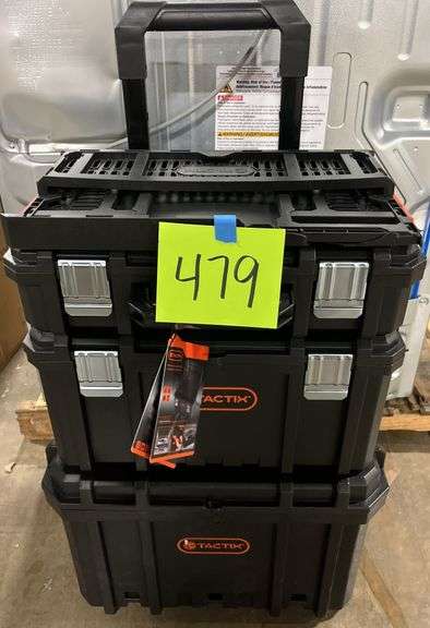 AS IS - TACTIX MODULAR MOBILE STORAGE SYSTEM - Earl's Auction Company
