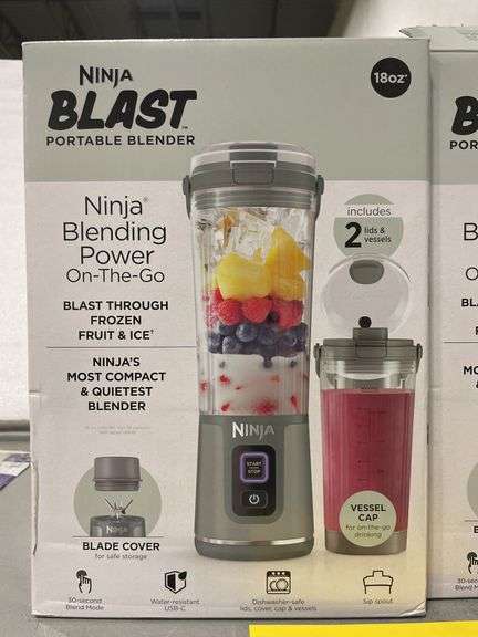 (2) NINJA BLAST PORTABLE BLENDERS IN BOXES - Earl's Auction Company