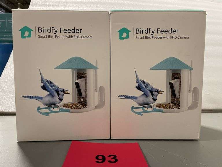 AS IS - (2) BIRDFY SMART BIRD FEEDERS IN BOXES - Earl's Auction Company
