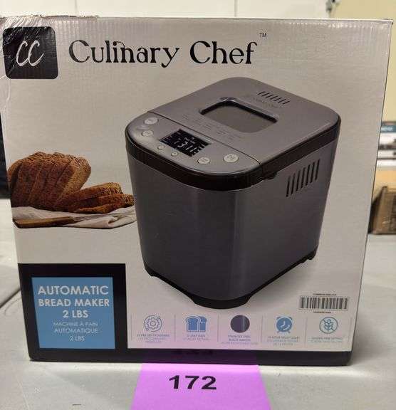 CULINARY CHEF AUTOMATIC BREAD MAKER IN BOX - Earl's Auction Company