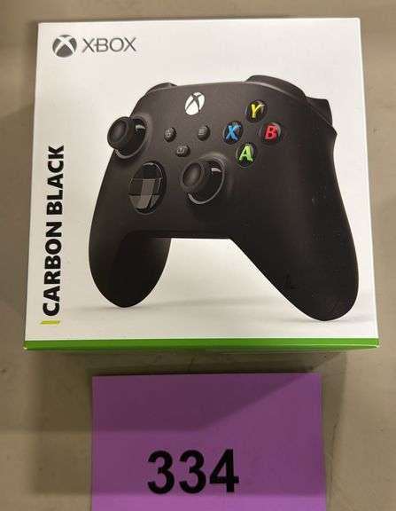 XBOX CARBON BLACK CONTROLLER IN BOX - Earl's Auction Company