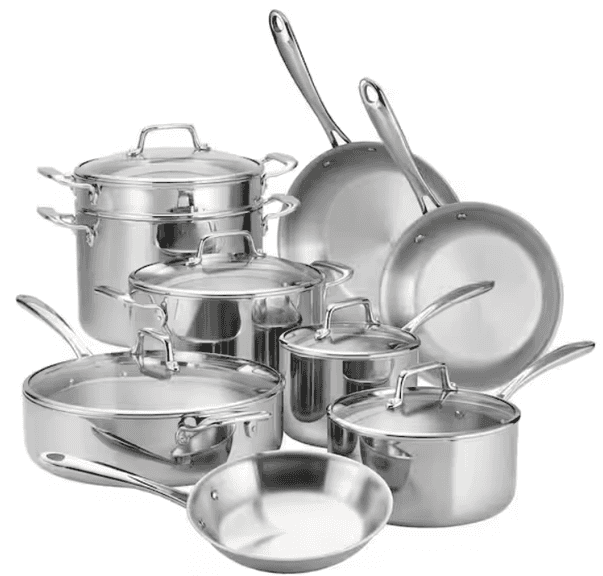 TRAMONTINA 14PC COOKWARE SET IN BOX - Earl's Auction Company