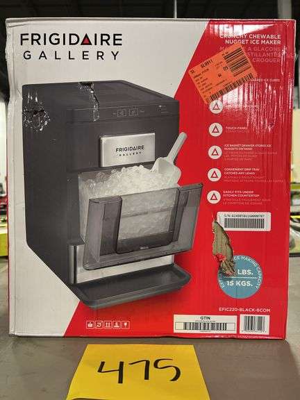 FRIGIDAIRE CRUNCHY CHEWABLE NUGGET ICE MAKER IN BOX - Earl's Auction ...