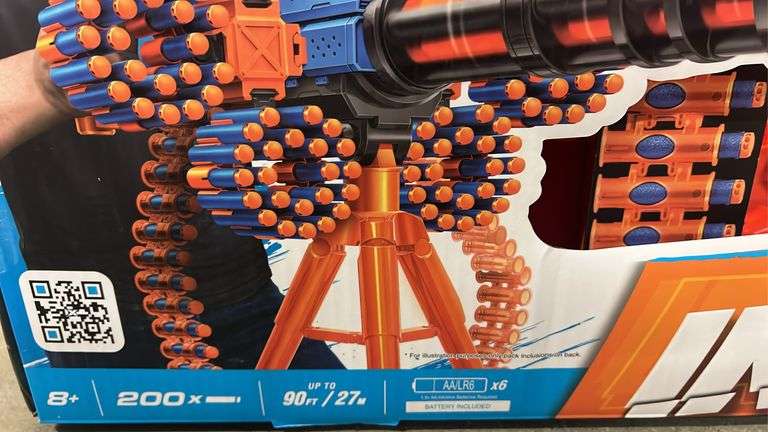 KIDS ZURU XSHOT MOTORIZED RAGE FIRE INSANITY GUN SET - Earl's Auction ...