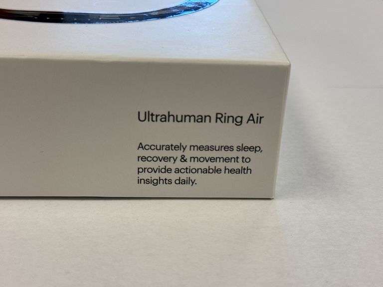 ULTRAHUMAN RING AIR SIZE 6 - RAW TITANIUM - Earl's Auction Company