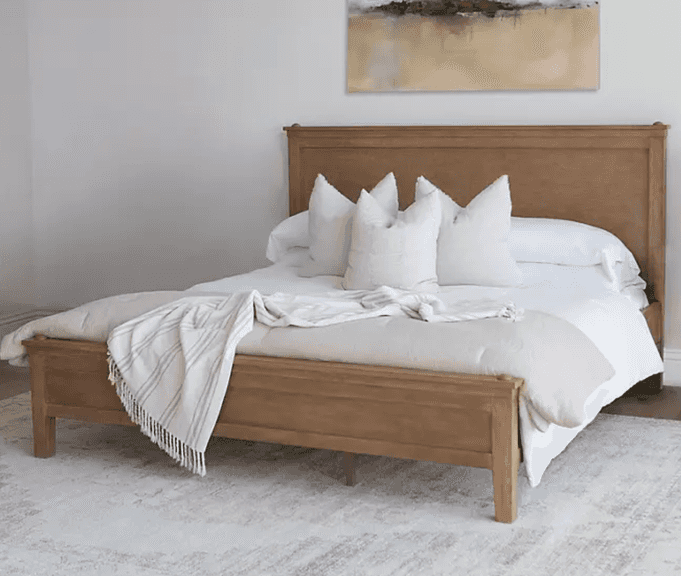 BECKI OWENS REN KING BED IN BOXES - DISTRESSED NATURAL - Earl's Auction ...
