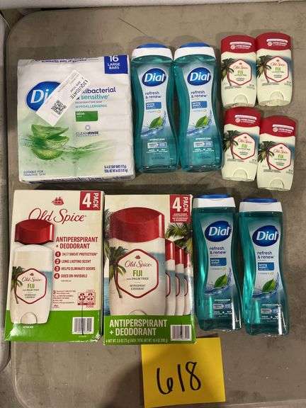 11PC HYGIENE LOT - DIAL & OLD SPICE - Earl's Auction Company