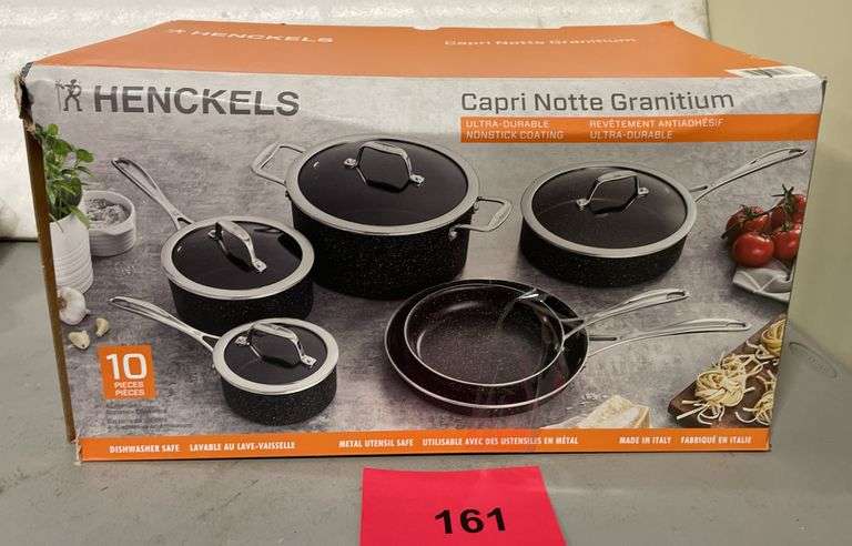 HENCKELS 10PC COOKWARE SET IN BOX - Earl's Auction Company