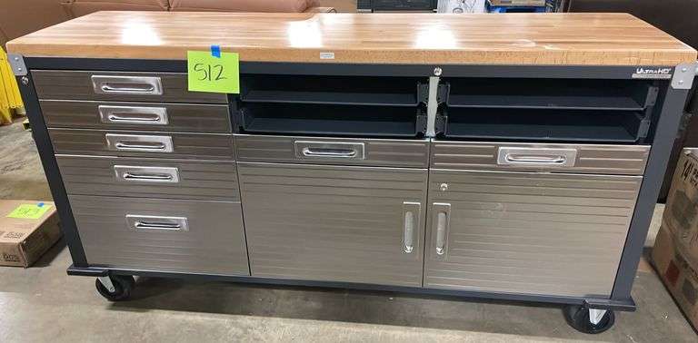 AS IS - SEVILLE CLASSICS ROLLING WORKBENCH - Earl's Auction Company