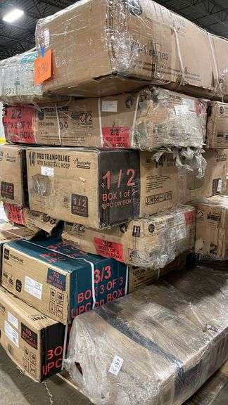 AS IS - MISMATCHED/ INCOMPLETE TRAMPOLINE BOXES - Earl's Auction Company