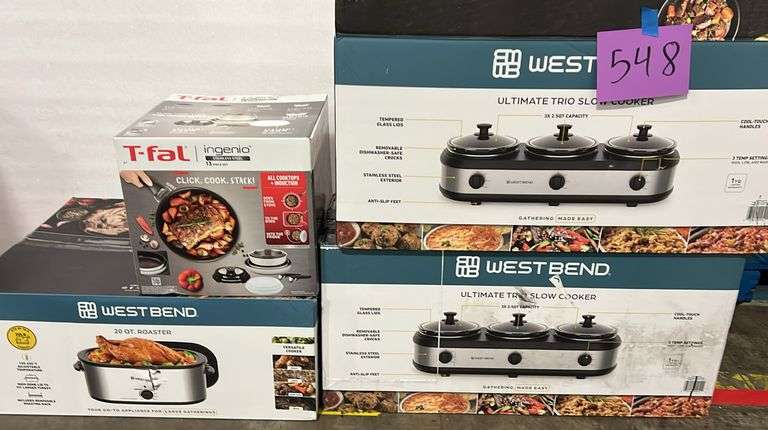 AS IS - 4PC KITCHEN APPLIANCE LOT - T FAL & WESTBEND - Earl's Auction ...