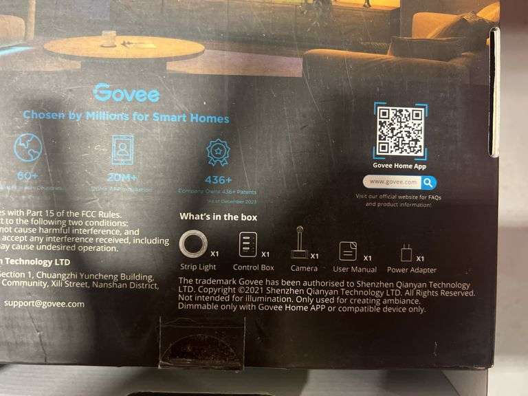 GOVEE SMART TV BACKLIGHT 3S IN BOX - Earl's Auction Company