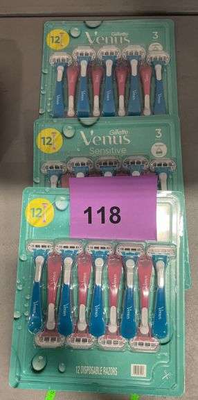 (3) PACKS OF VENUS RAZOR SETS - Earl's Auction Company