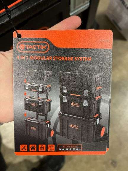 AS IS - TACTIX MODULAR MOBILE STORAGE SYSTEM - Earl's Auction Company