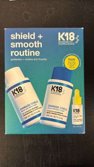 K18 SHIELD + SMOOTH ROUTINE SET IN BOX - Earl's Auction Company