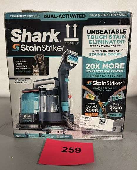 SHARK STAIN STRIKER IN BOX - Earl's Auction Company