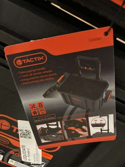 TACTIX MODULAR MOBILE STORAGE SYSTEM - Earl's Auction Company