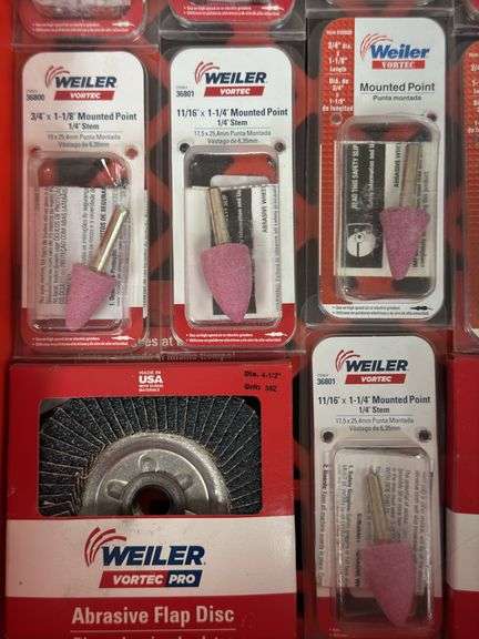 MISC LOT OF WEILER ATTACHMENTS - Earl's Auction Company