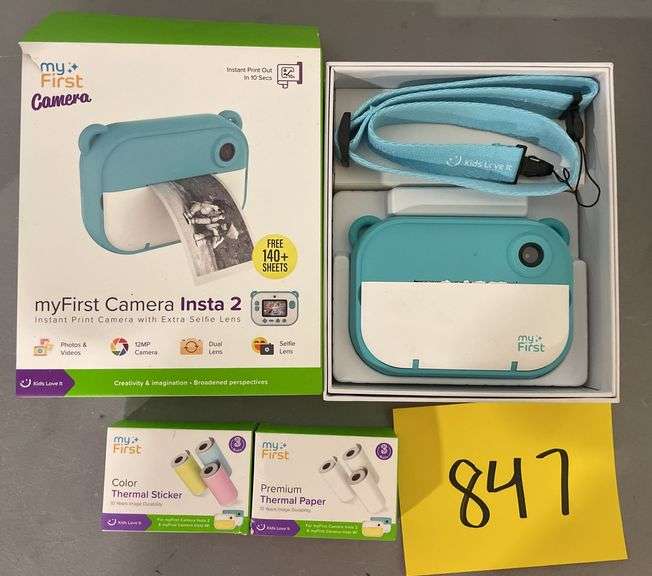 AS IS - MY FIRST CAMERA INSTA 2 W/ PAPER IN BOX - Earl's Auction Company